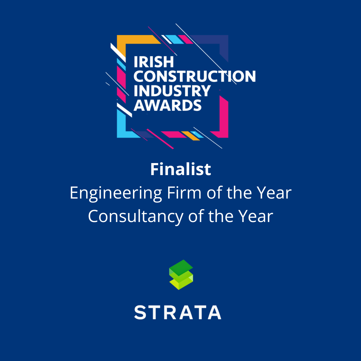 Strata shortlisted for Two Irish Construction Awards | Strata