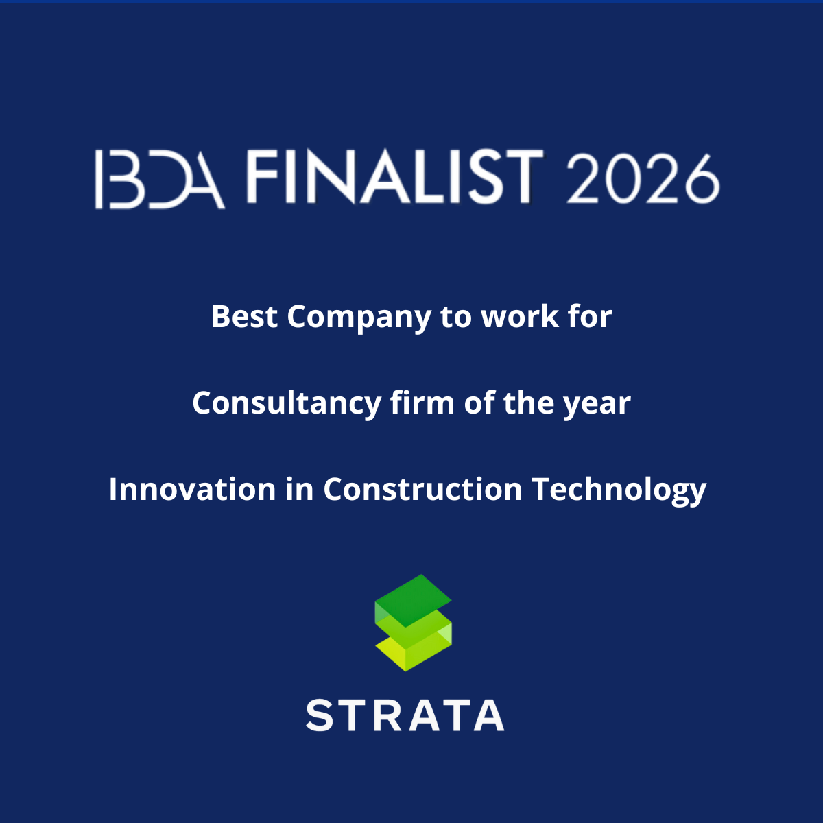 Strata Shortlisted at the 2026 Irish Building & Design Awards